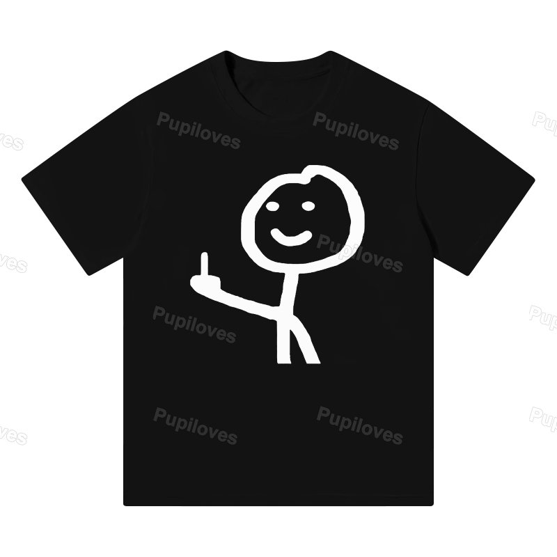 Stickman Giving Middle Finger-1 T-shirt
