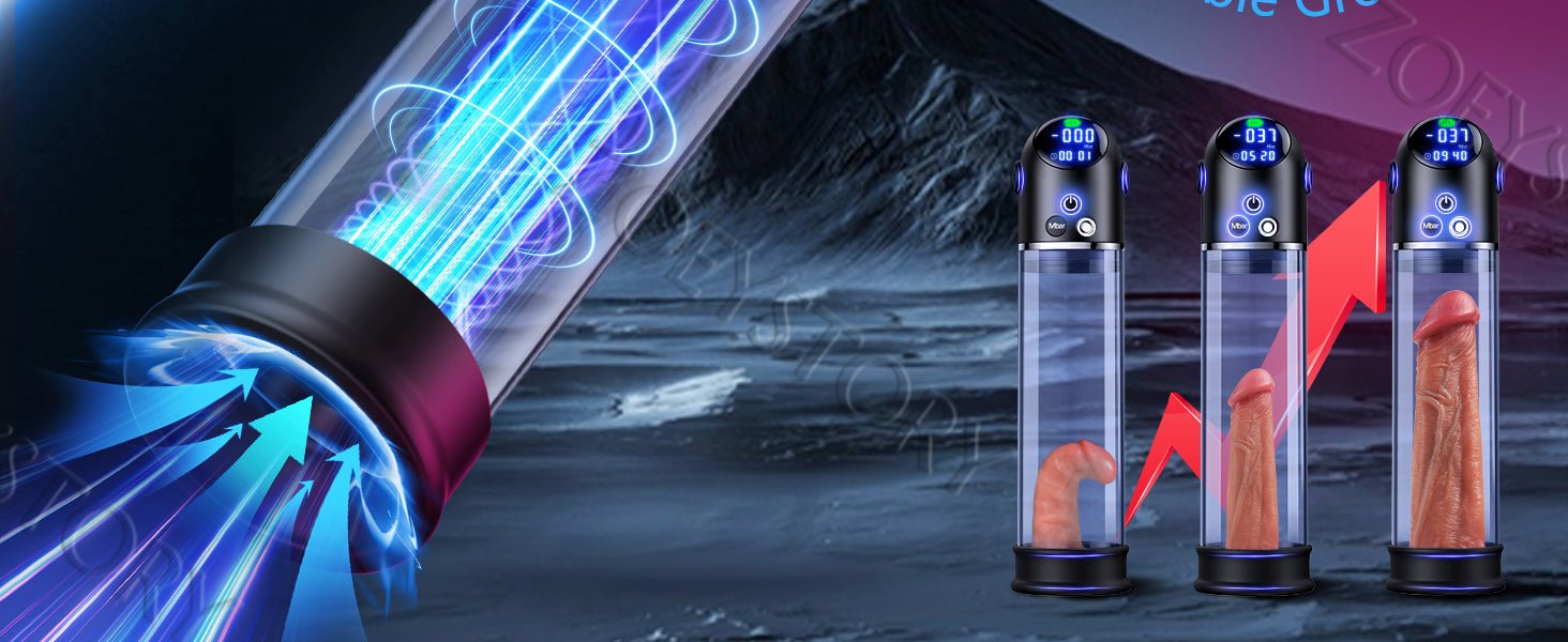 Penis Pump Enlargement 丨 4-Stage Pressure Chamber (Safe)