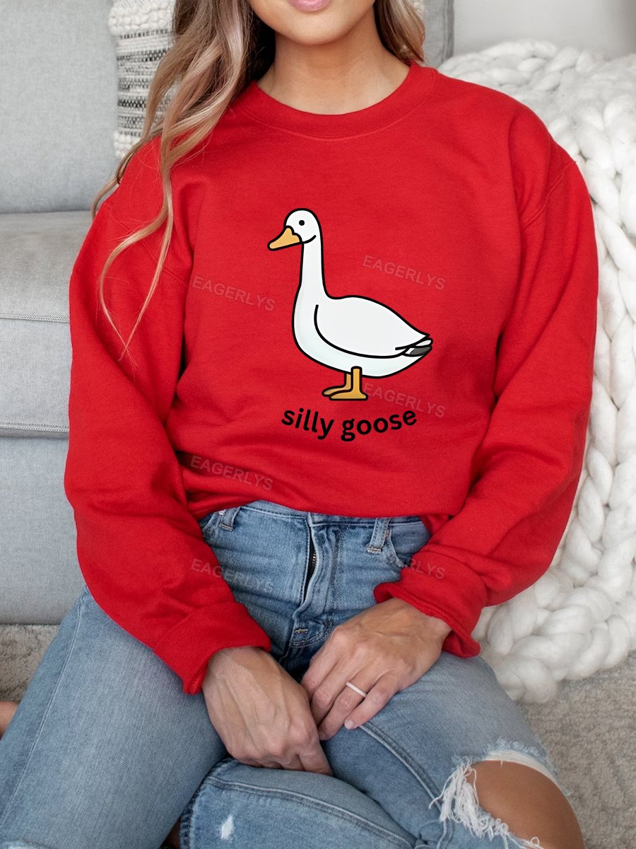 Silly Goose Duck Sweatshirt