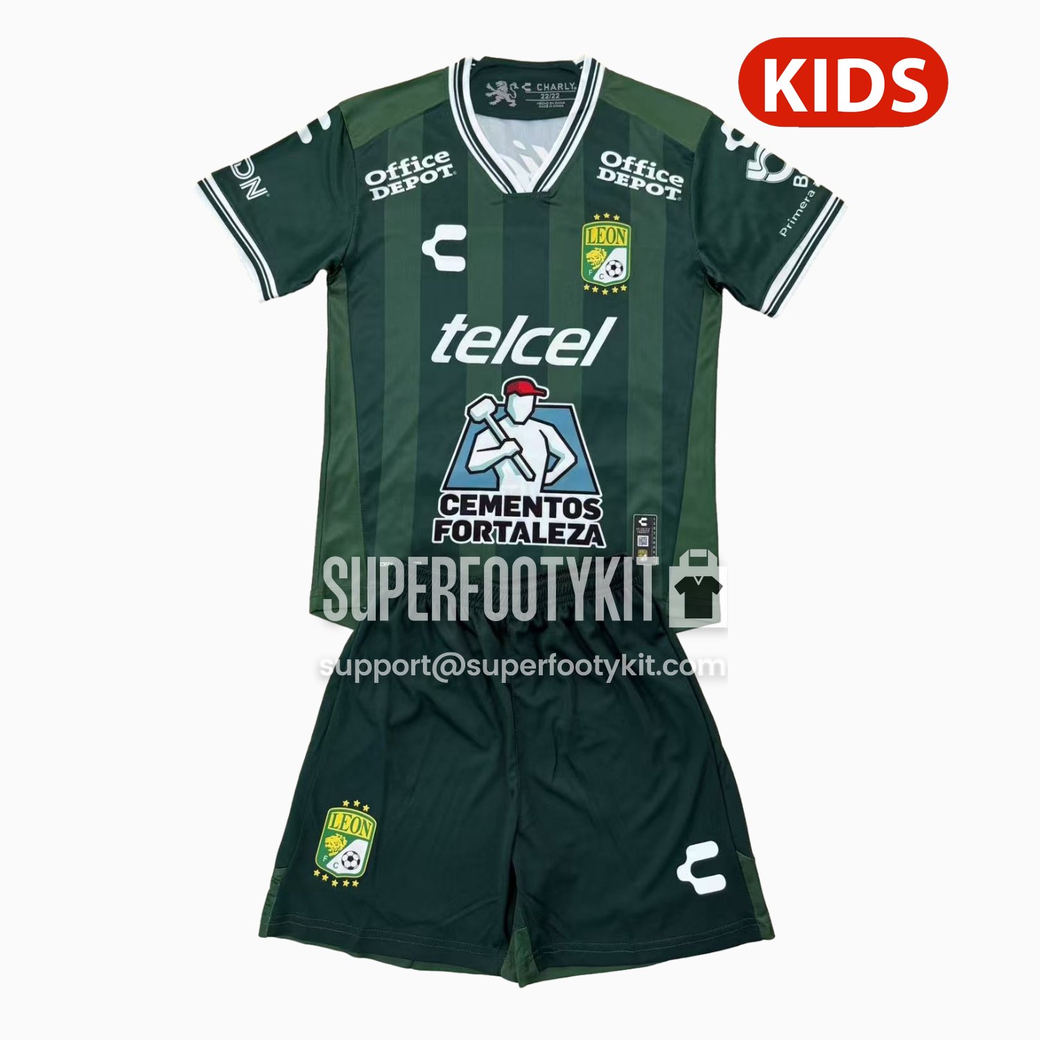 Club León 25-26 Home Kids Kit