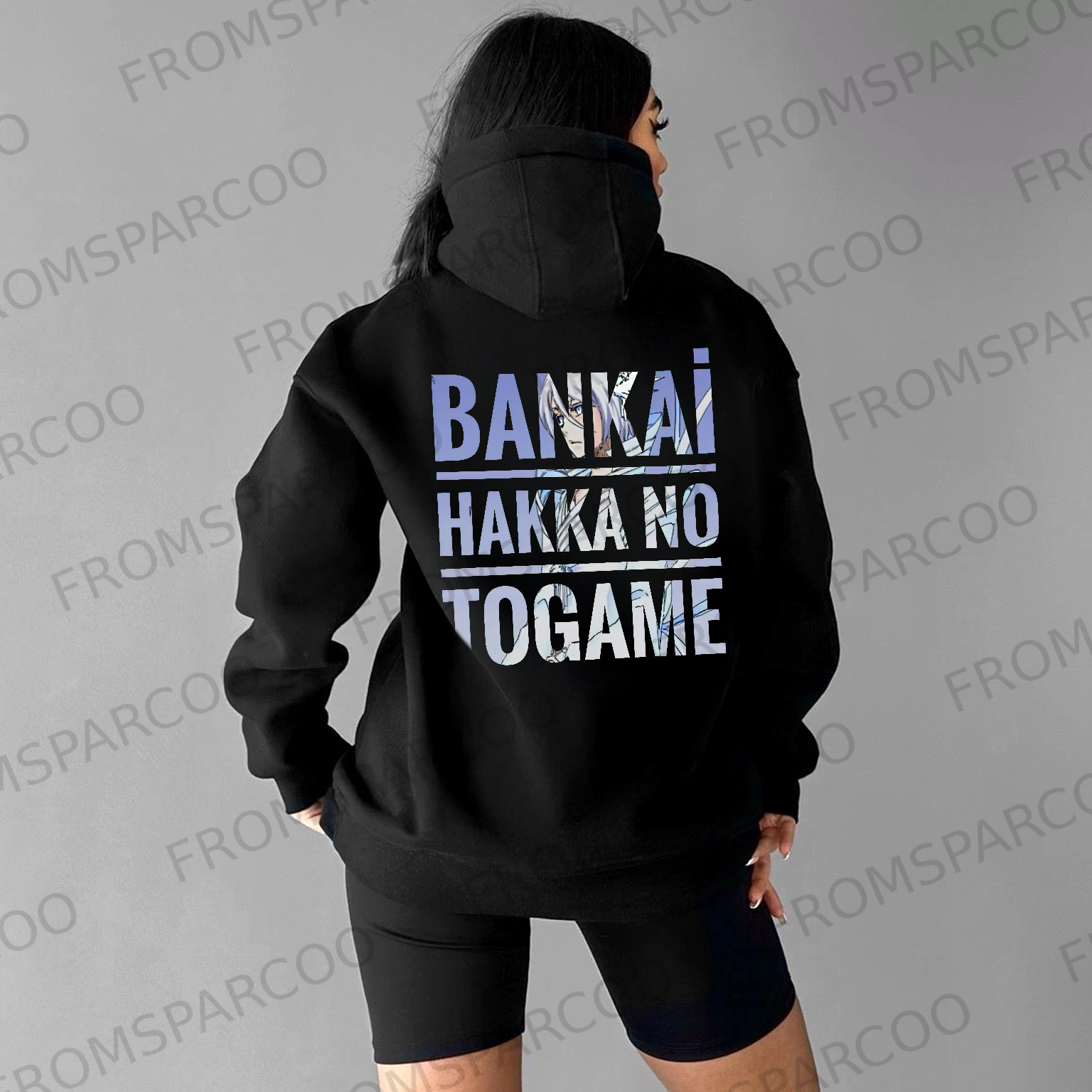 Bankai Unisex Casual Anime Print Oversized Hoodie