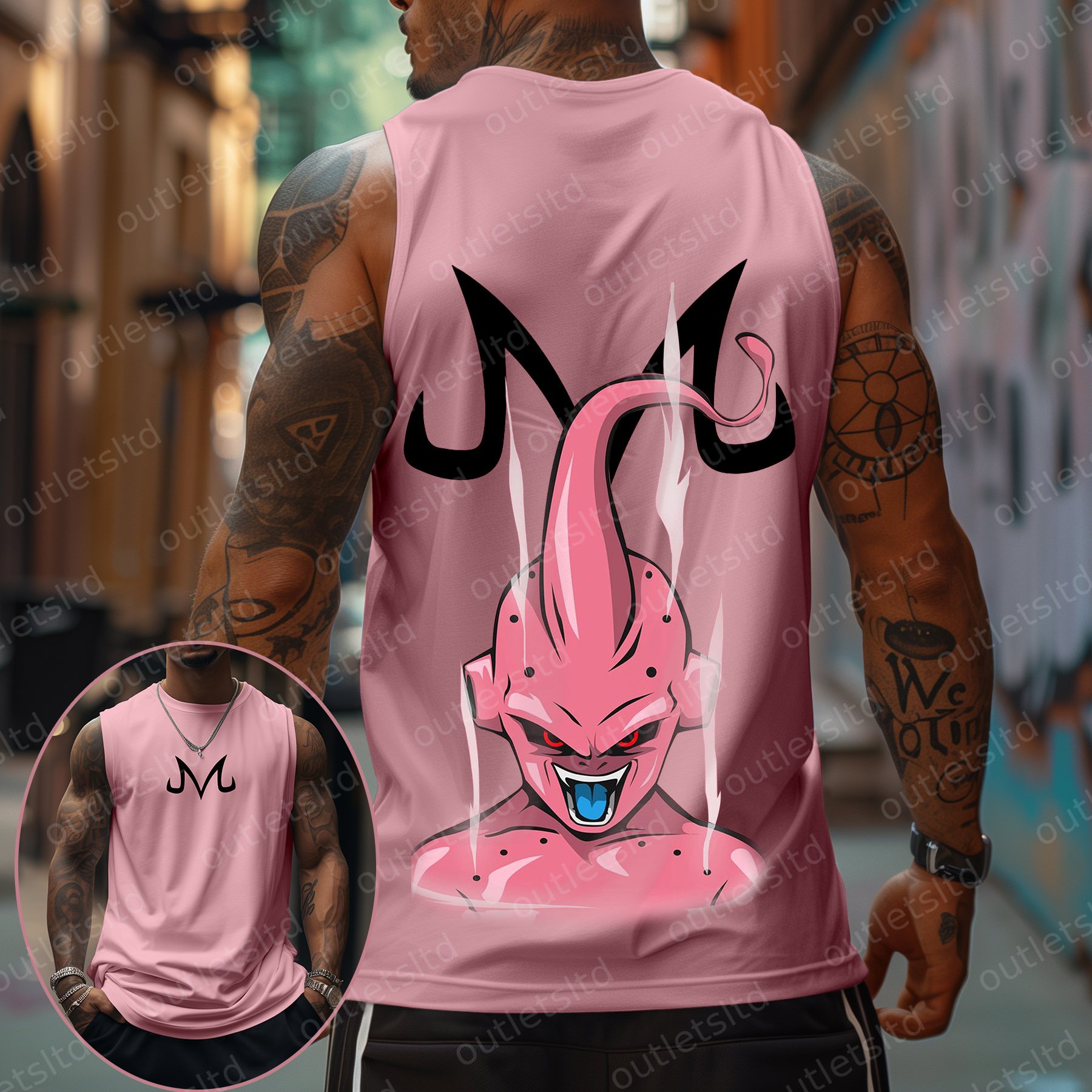 OUTLETSLTD Casual Animation Design Print Tank Top