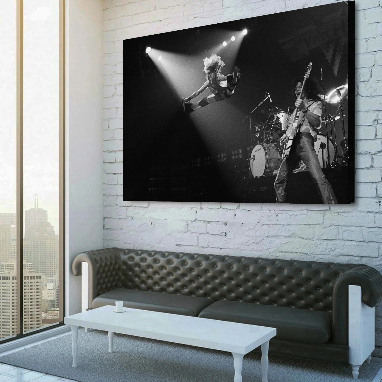 David Lee Roth Doing The Splits Canvas | Vintage Rock Decor